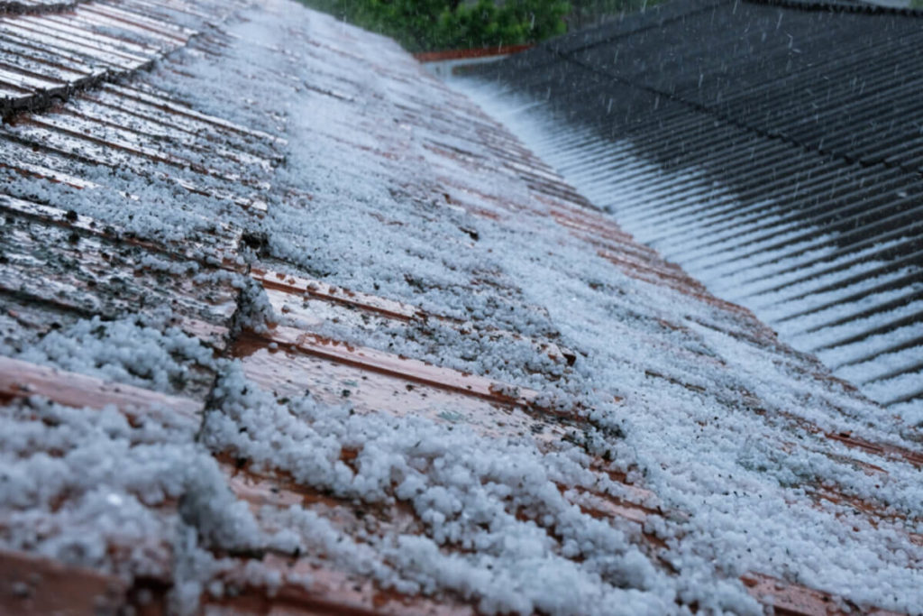What Does Hail Damage Look Like on a Roof?